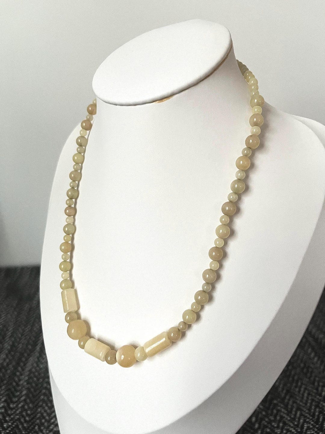 Vintage Yellow Calcite Necklace & Earrings Set - Etsy
