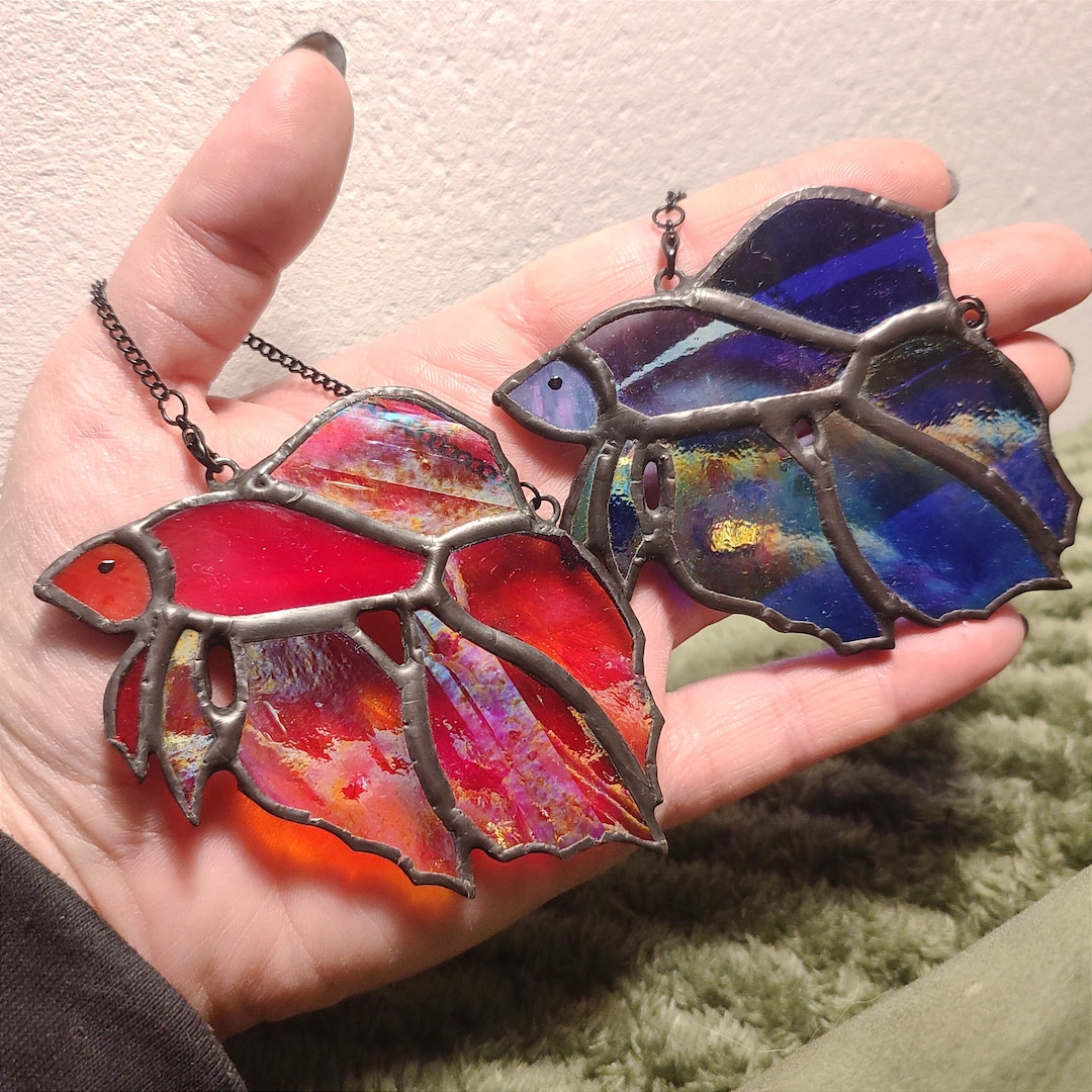 Stained Glass Betta Fish - Etsy