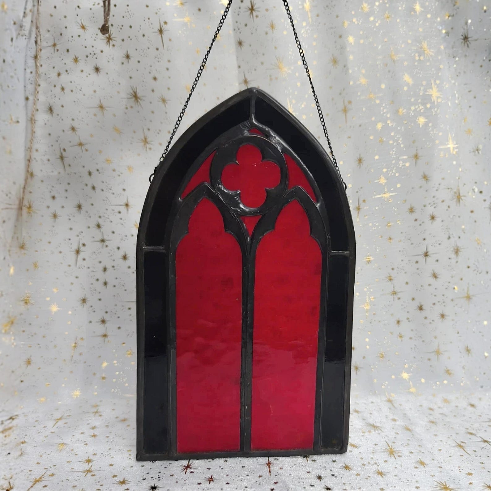 Stained Glass Gothic Arch Window Panel Wall Decoration - Etsy