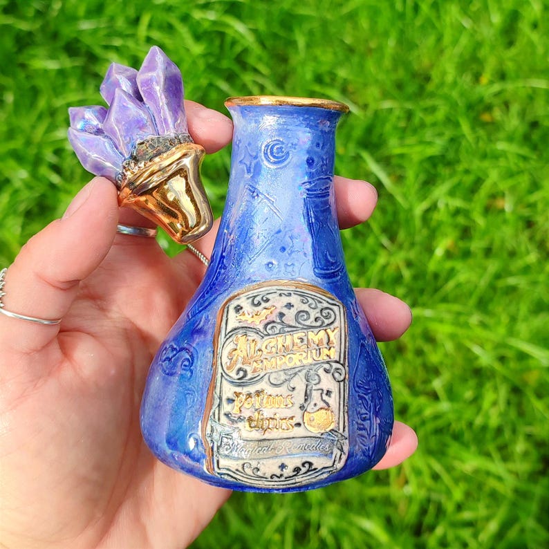 Ceramic Potion Bottle - Etsy