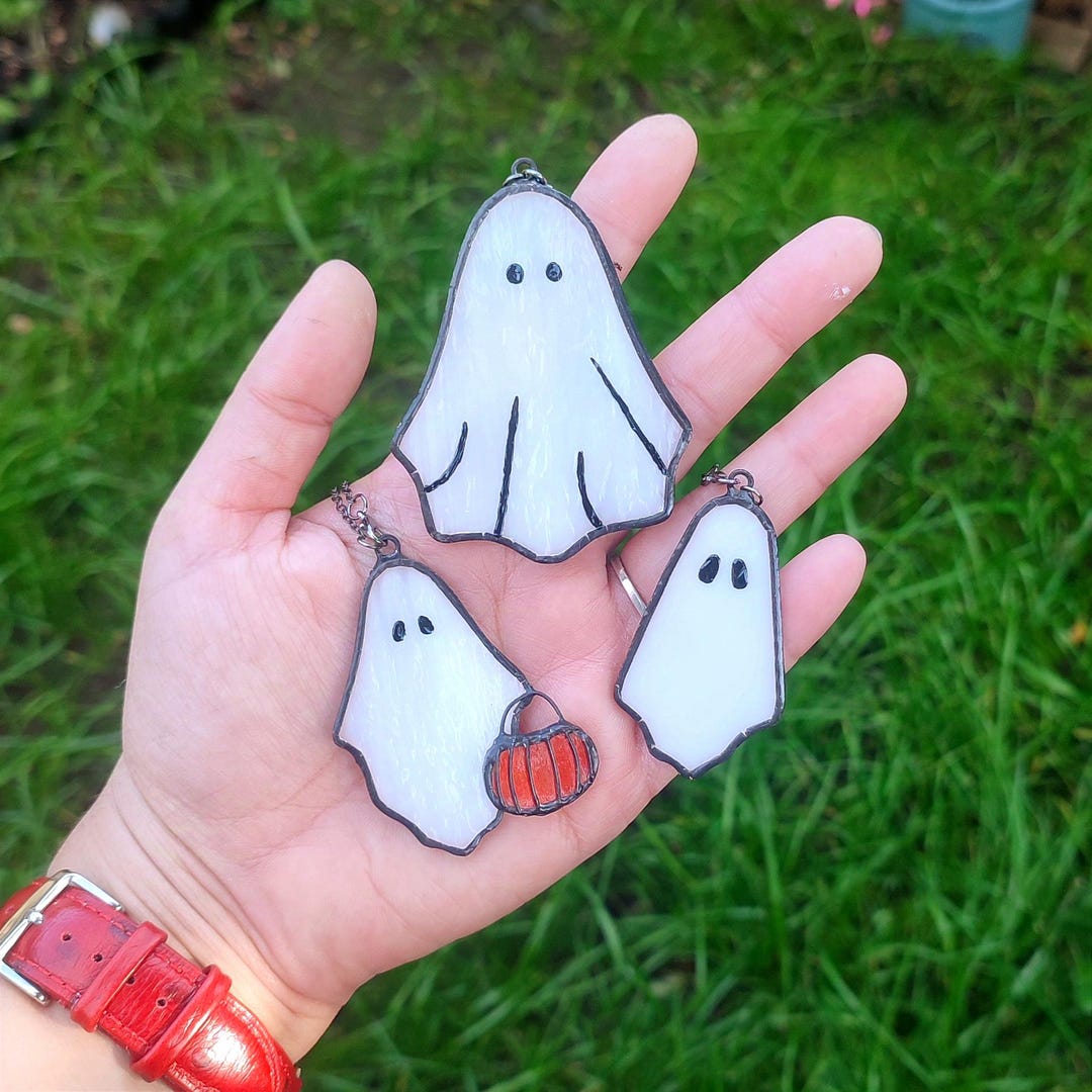Stained Glass Ghosts - Etsy