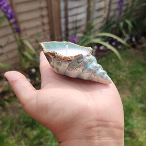 Ceramic Sea Shell Candles - Etsy