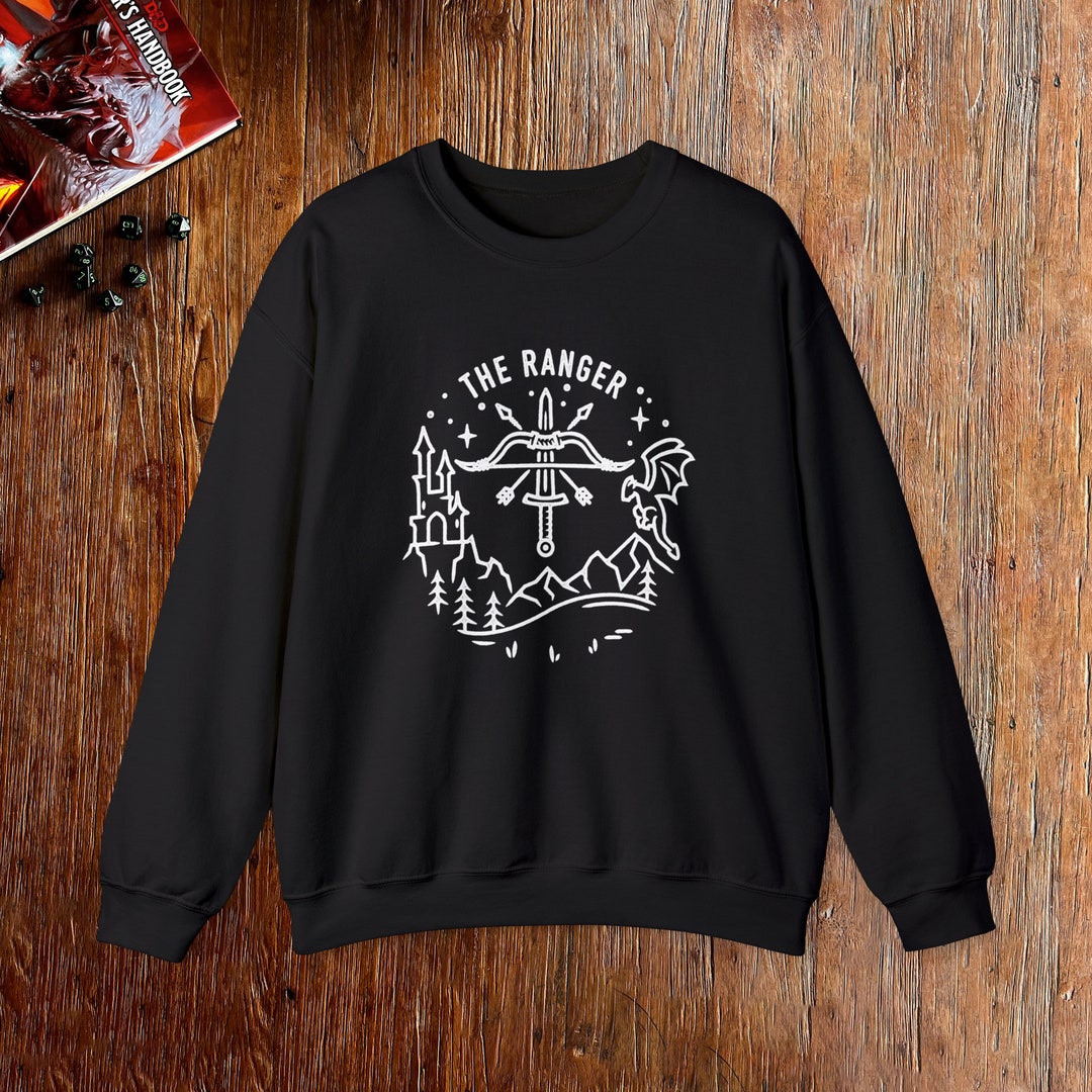 Dnd Ranger Sweatshirt, Dungeons and Dragons Shirt, Distressed Vintage D ...