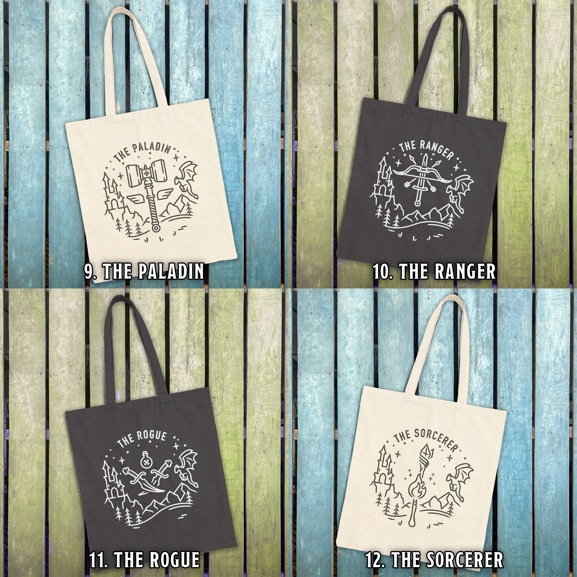 Dnd Tote Bag, Dungeon Master (DM) Bag, Game Master (GM) Bag, Dungeons ...