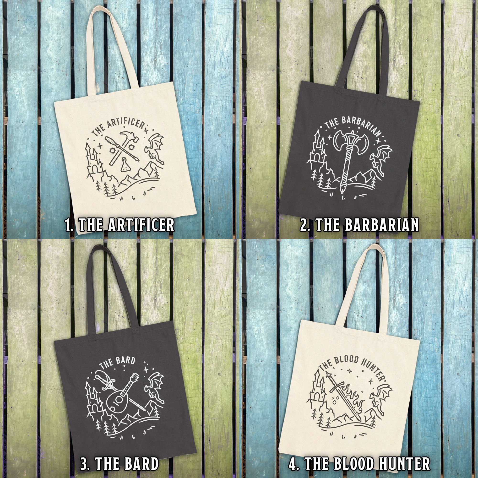 Dnd Tote Bag, Dungeon Master (DM) Bag, Game Master (GM) Bag, Dungeons ...