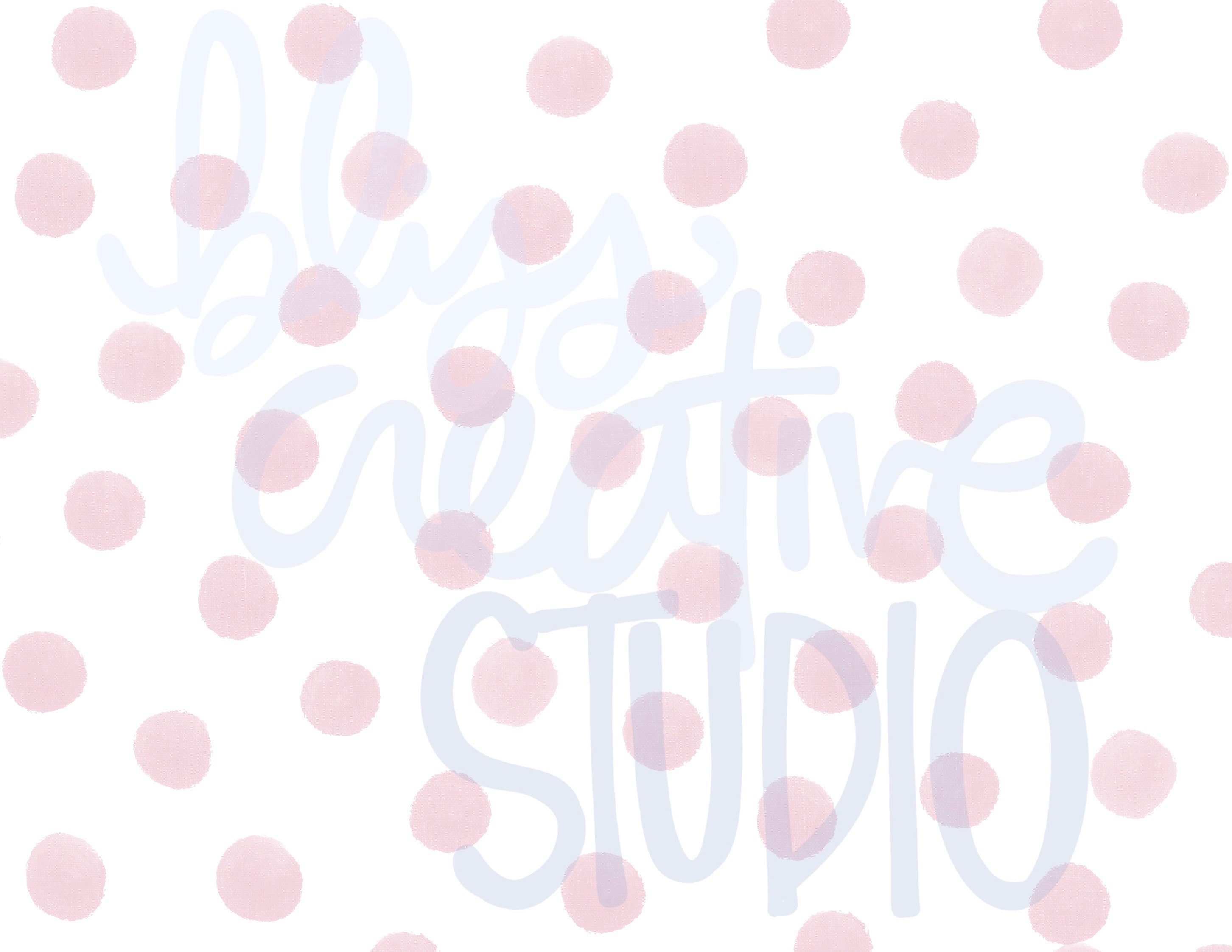 Light Pink Watercolor Dots Digital Clipart Instant Download - Etsy