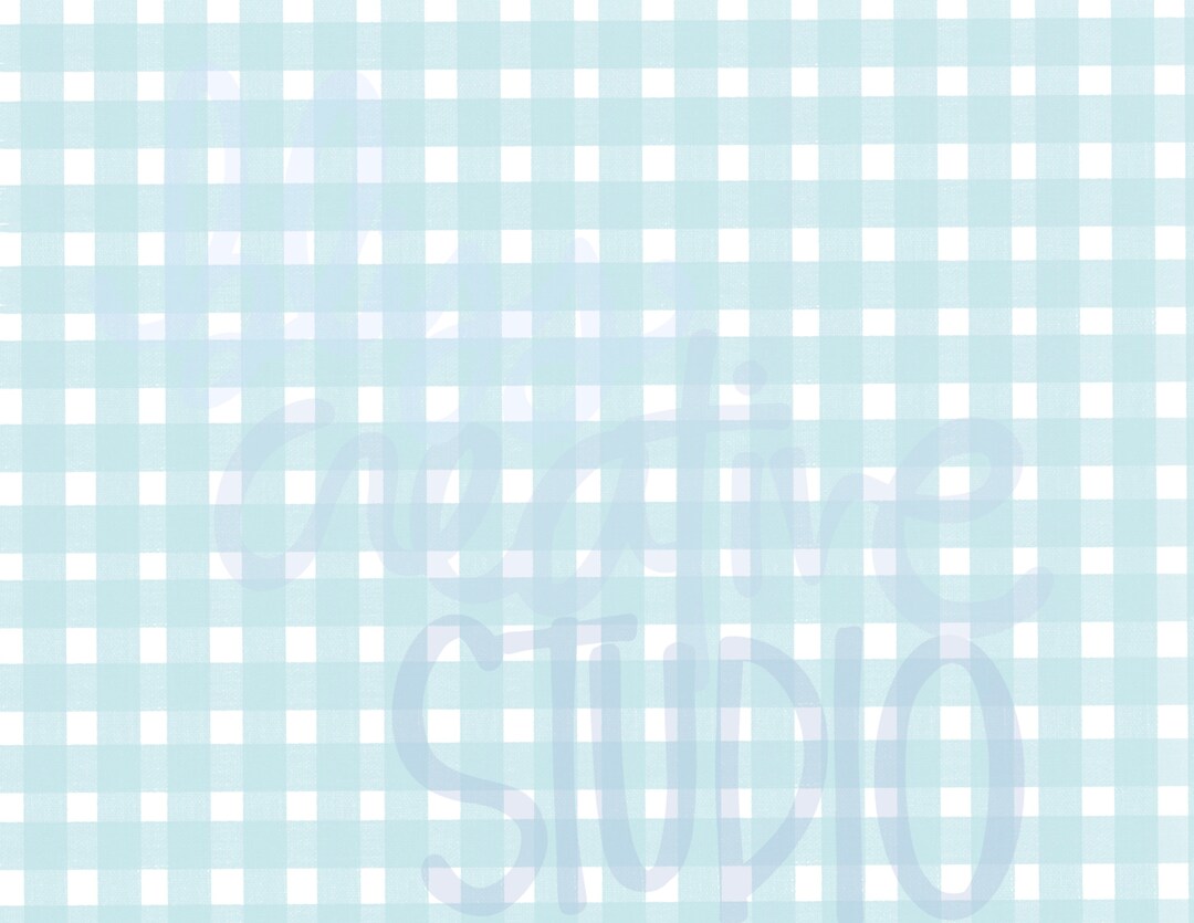 Baby Blue Watercolor Gingham Digital Clipart- Instant Download - Etsy