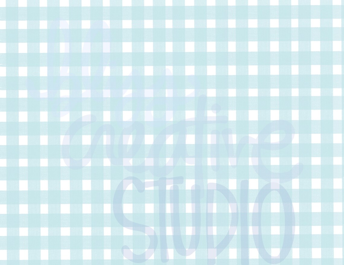Baby Blue Watercolor Gingham Digital Clipart- Instant Download - Etsy