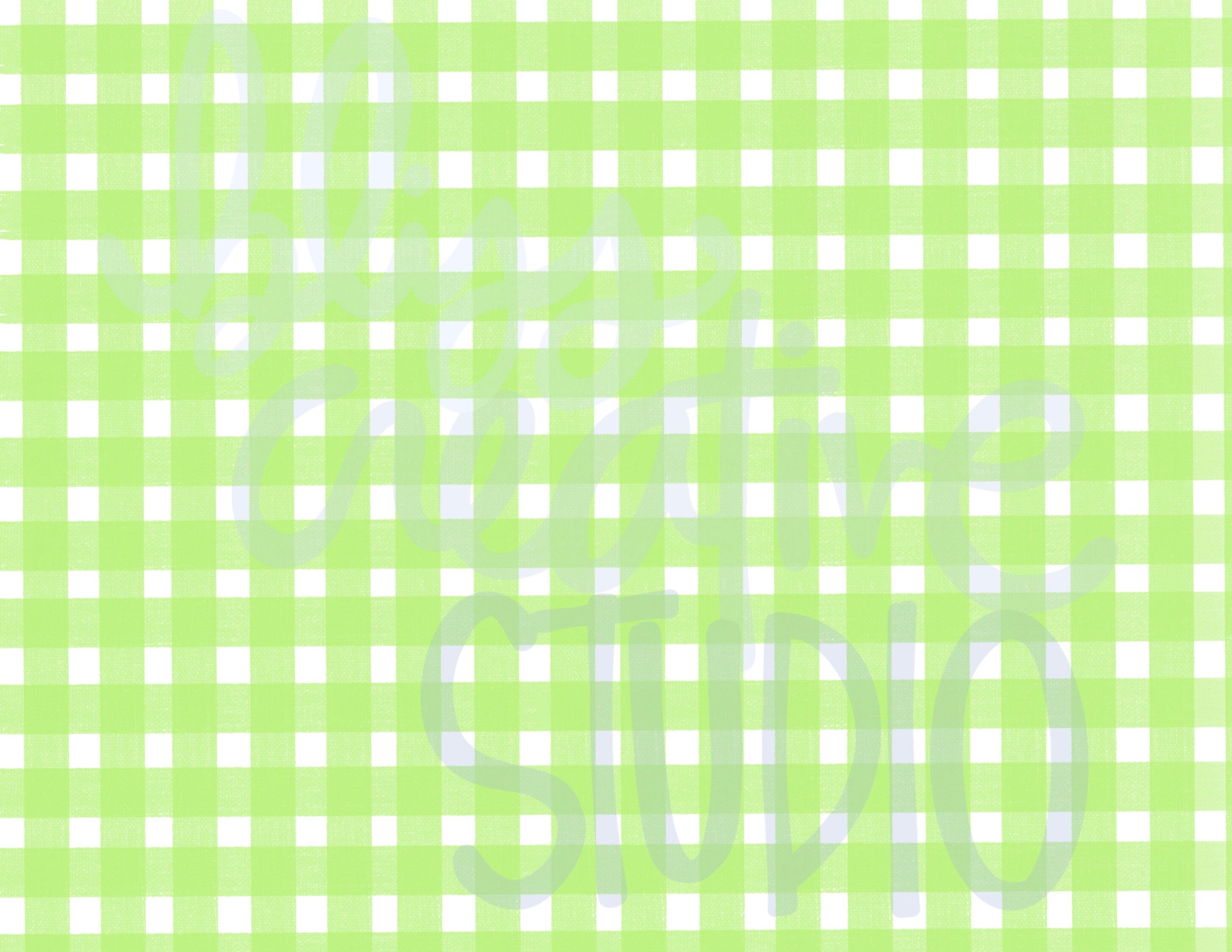 Lime Green Watercolor Gingham Digital Clipart Instant Download - Etsy