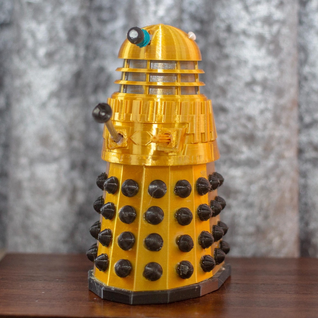 Gold Dalek From 'day of the Daleks' 1972, 3D Printed Fan Art - Etsy