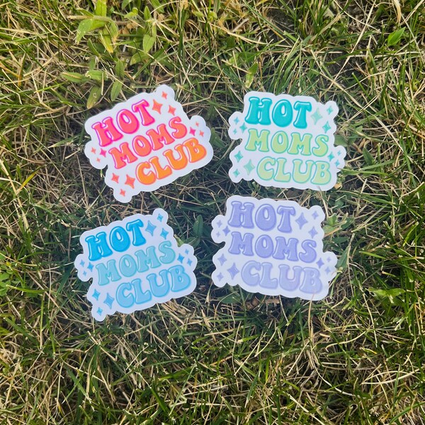 Hot Moms Club Sticker - Etsy