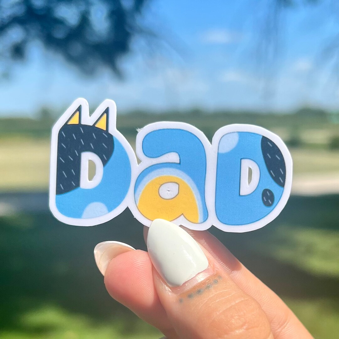 Bluee Dad Sticker - Etsy