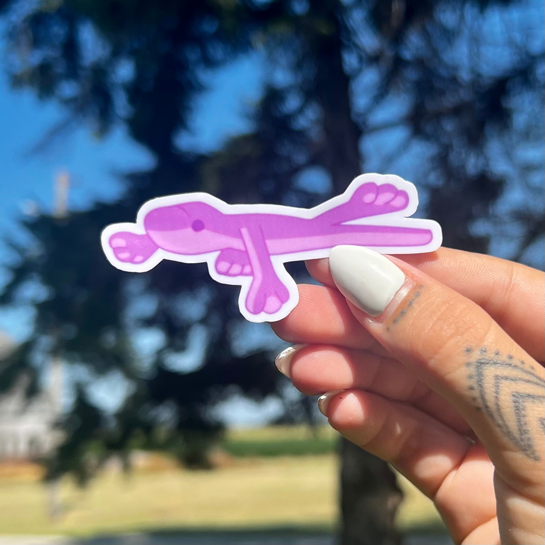 Sticky Gecko BLUEY Sticker - Etsy