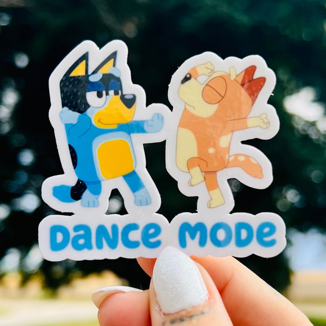 Dance Mode Bluey Sticker - Etsy