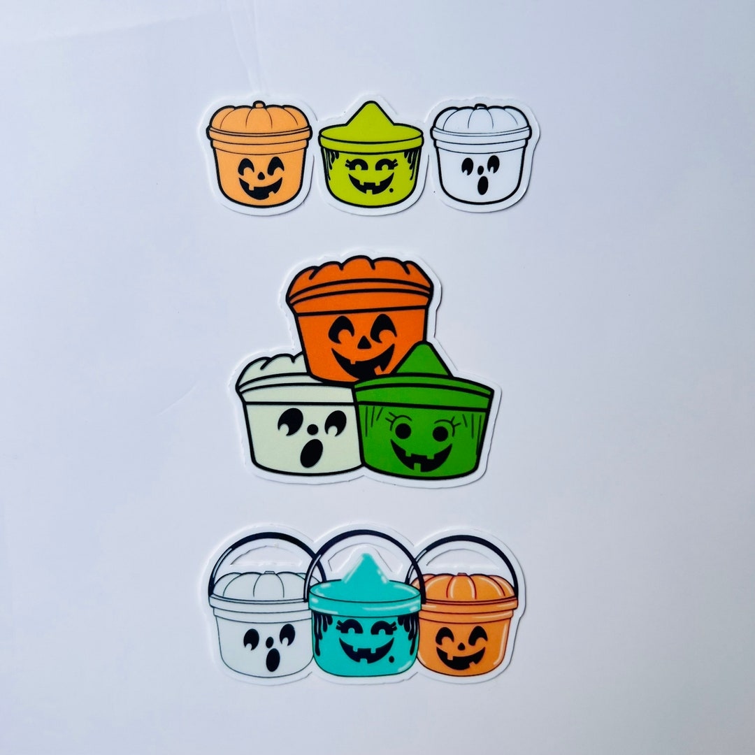 Boo Buckets Halloween Sticker - Etsy