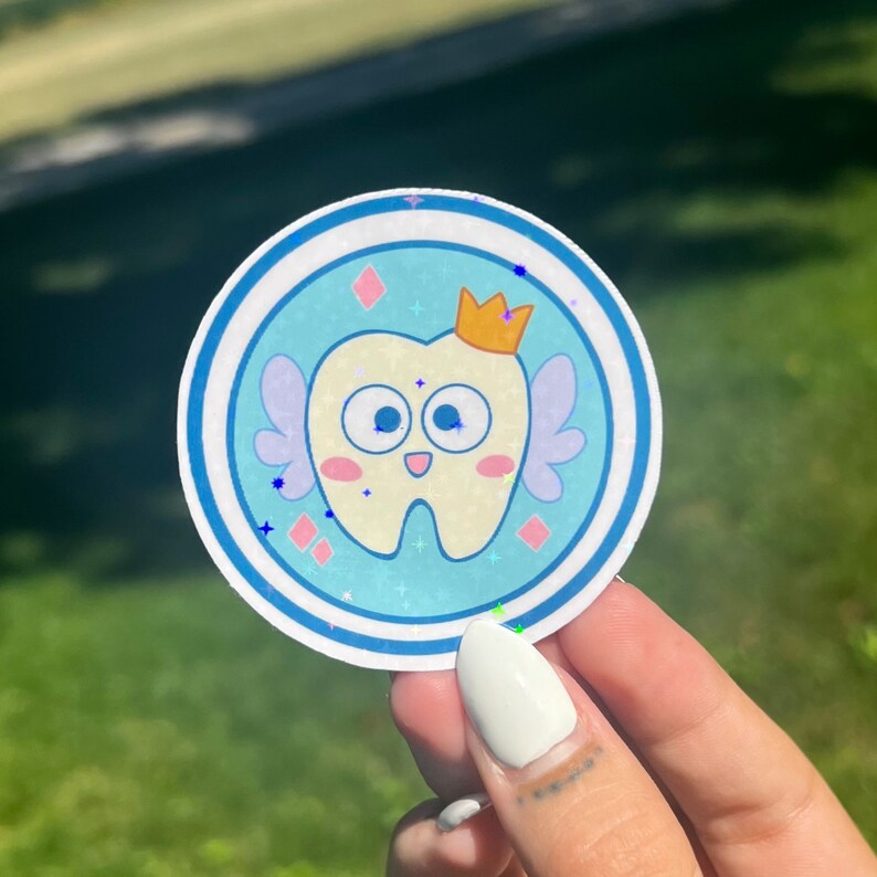 Bluey Tooth Fairy Coin Sticker - Etsy