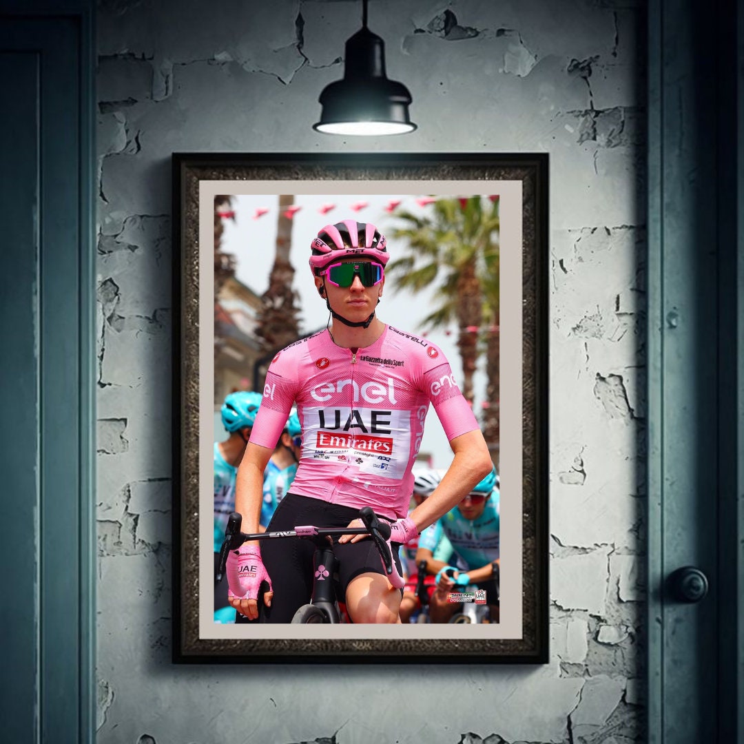 TADEJ POGACAR POSTER | 2024 Giro D'italia Poster | Tadej Pogacar Maglia ...