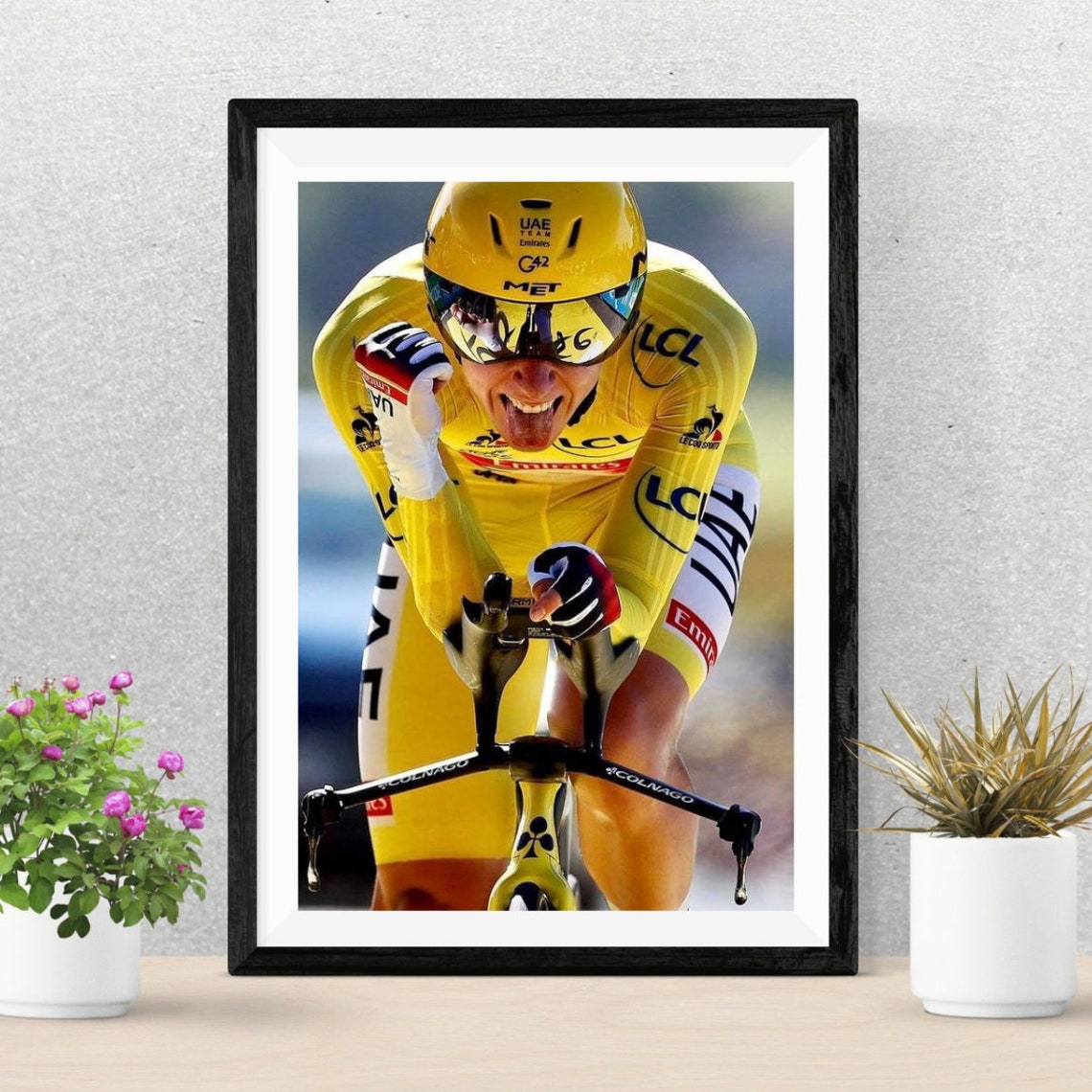 TADEJ POGACAR POSTER | 2024 Tour De France Poster | Tadej Pogacar ...