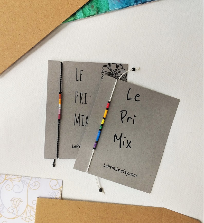 Progressive Ally Bracelet, Subtle Progress Pride Flag Bracelet ...