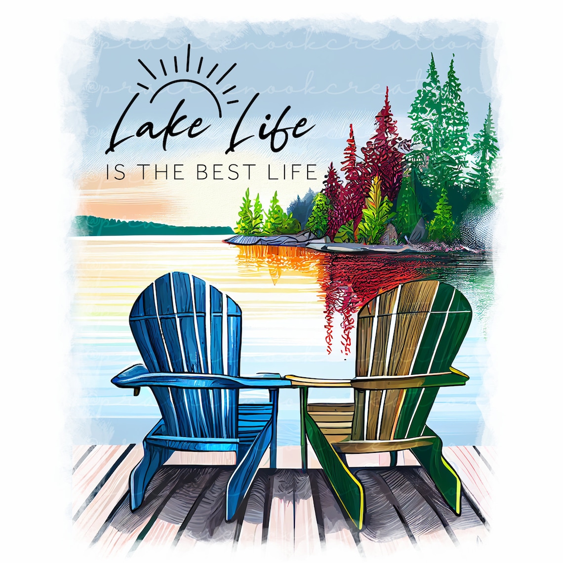 Lake Life is the Best Life Png, Lake Life Png, Sublimation Design, Gift ...