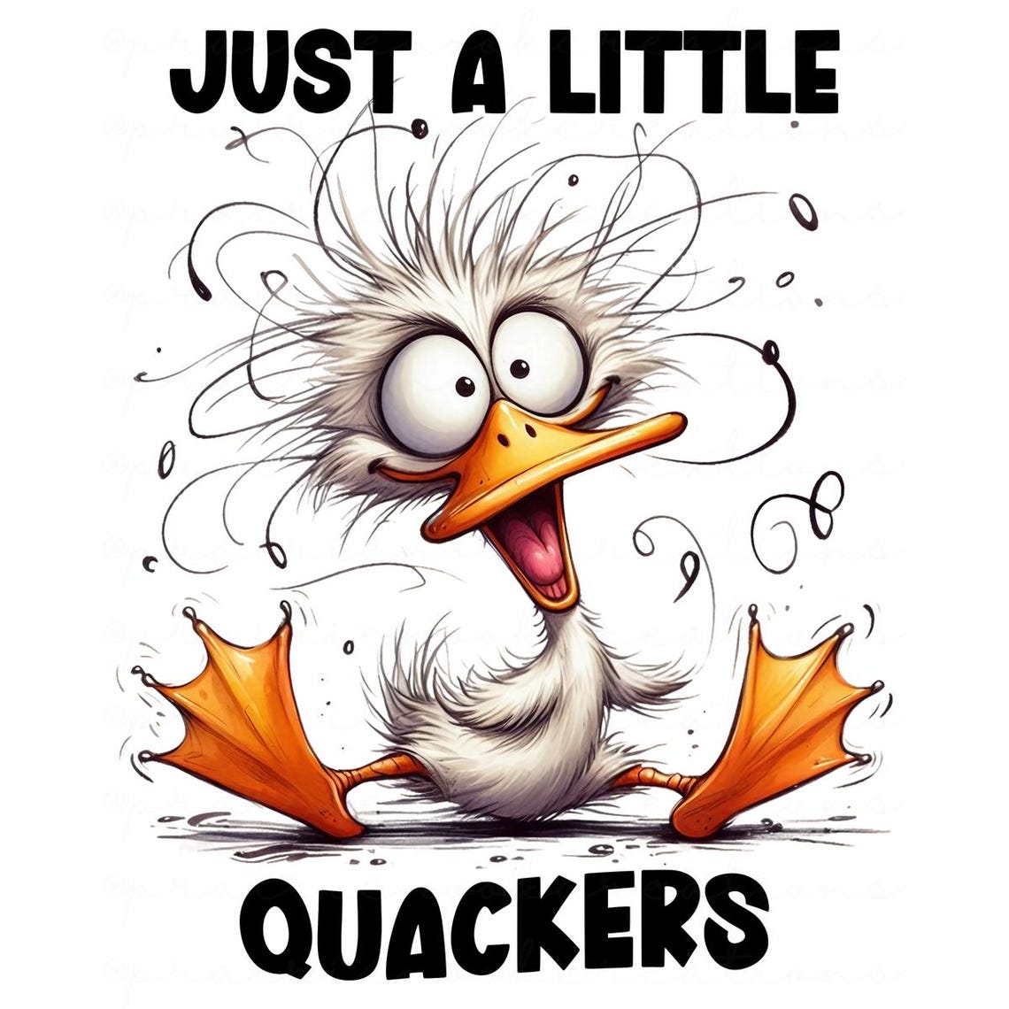 Just a Little Quackers Duck Png, Gift for Duck Lover, Duck, Funny Duck ...