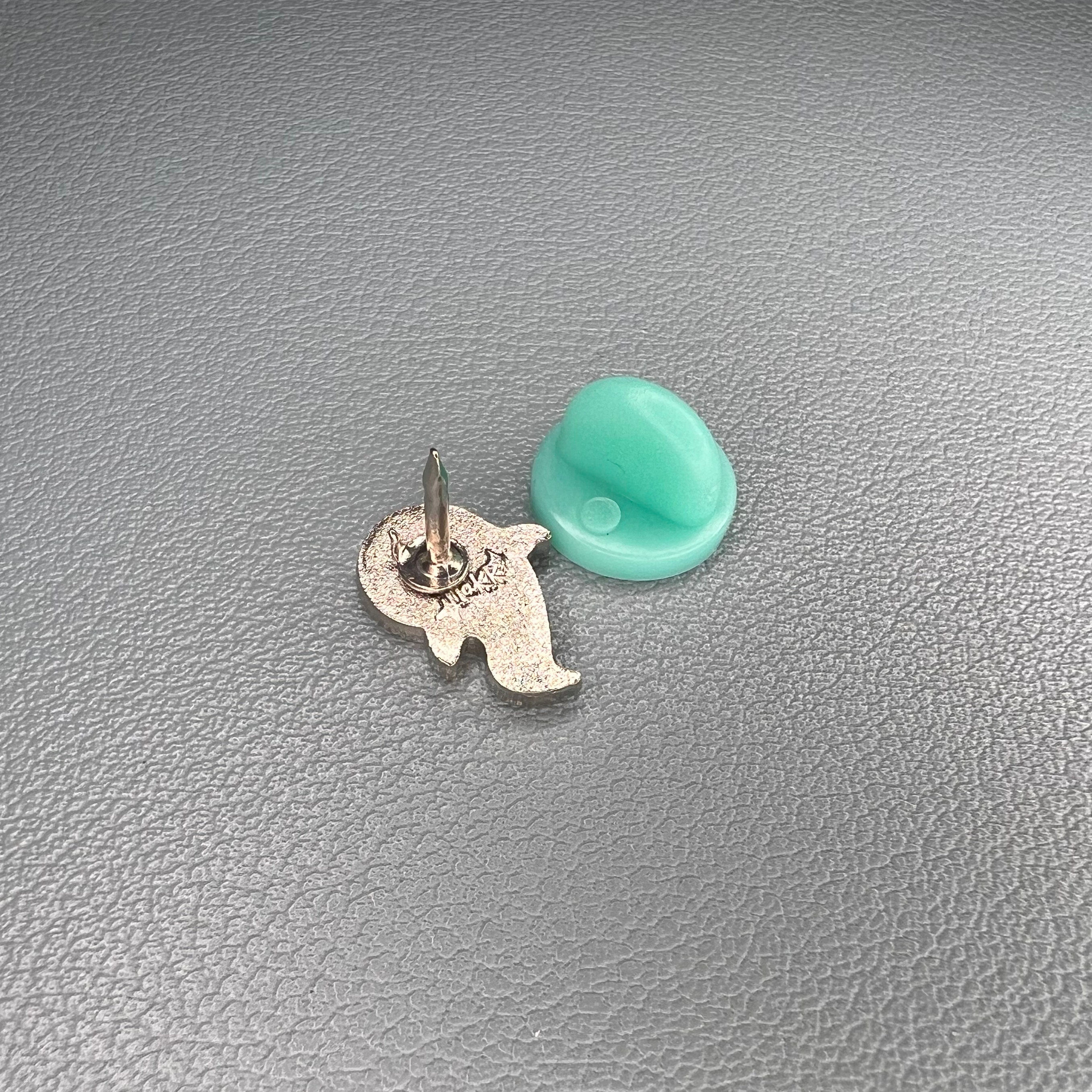 Glow-in-the-dark Glitter Mini Ghost Enamel Pin 0.5 Inch Light Blue ...