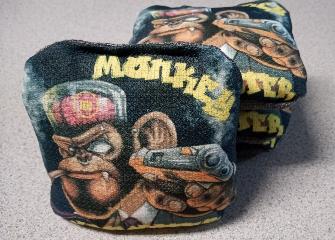 Pro Style Monkey Gangster Mini Cornhole Bag Mini Cornhole Bag Premium ...