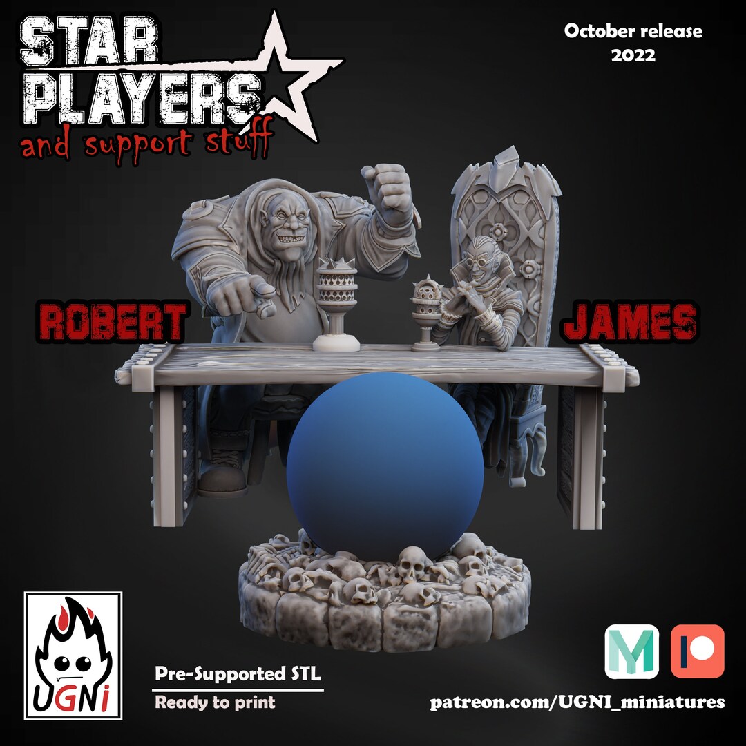 Robert and James | Miniatures for Fantasy Football | Compatibile With ...