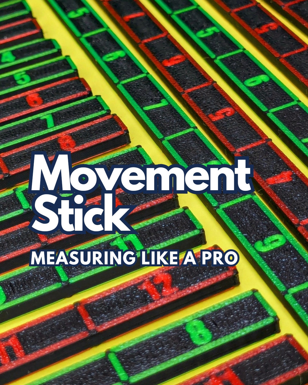 Measuring Sticks, Distance Gauge, From 3 to 12 for Warhammer Age of ...