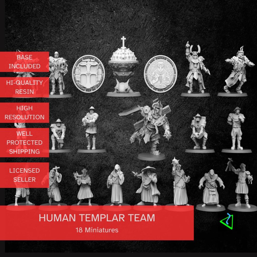 Human Templar Team Blood Fantasy Football Bowl Rakovendetta - Etsy