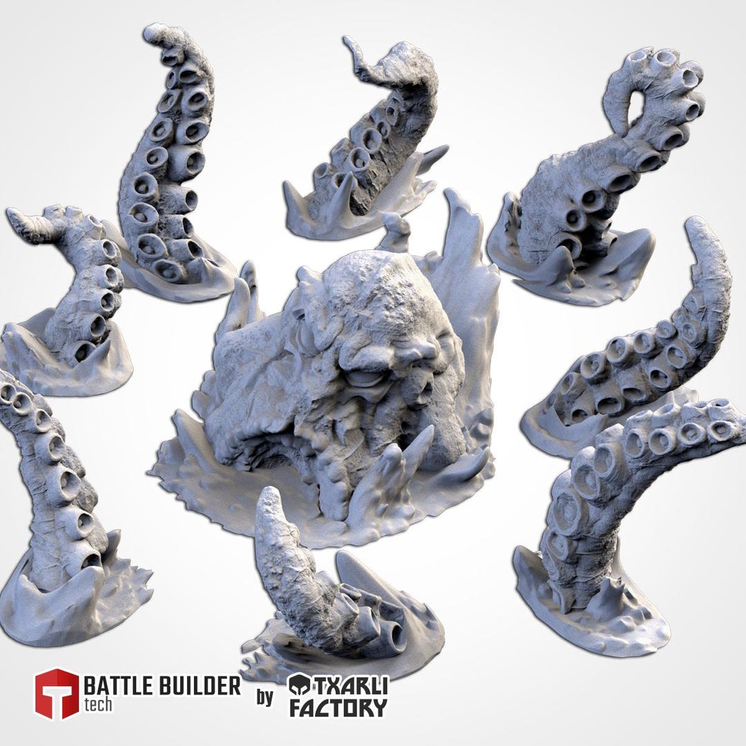 Tabletop Terrain Kraken for Compatible With Age of Sigmar Aos 4th ...