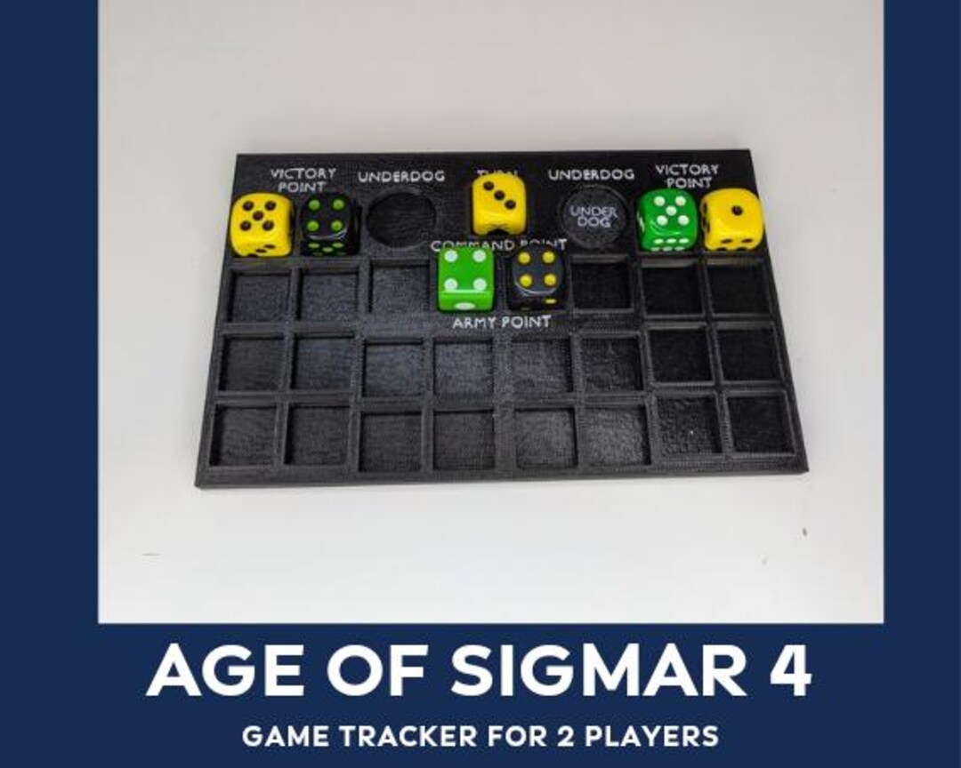 Game Tracker Age of Sigmar 4th Edition Compat for 2 Players With ...