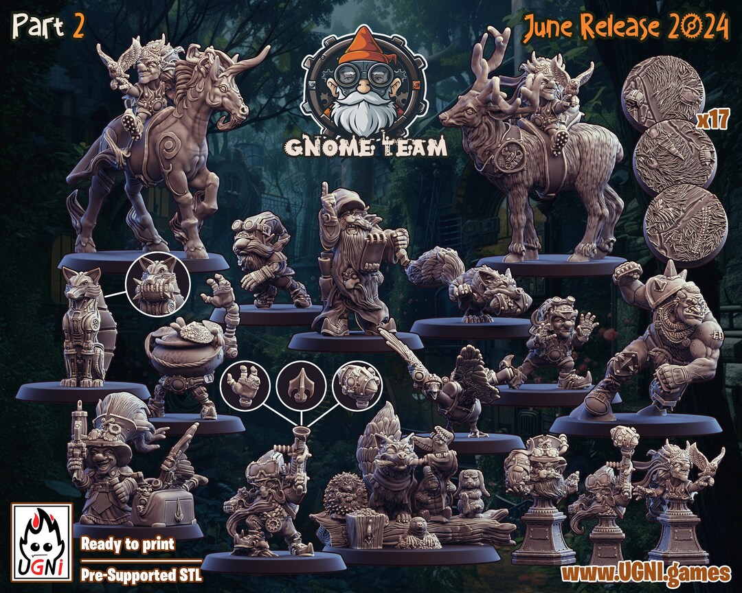 Complétez Gnome Team Fantasy avec des joueurs vedettes et des figurines ...