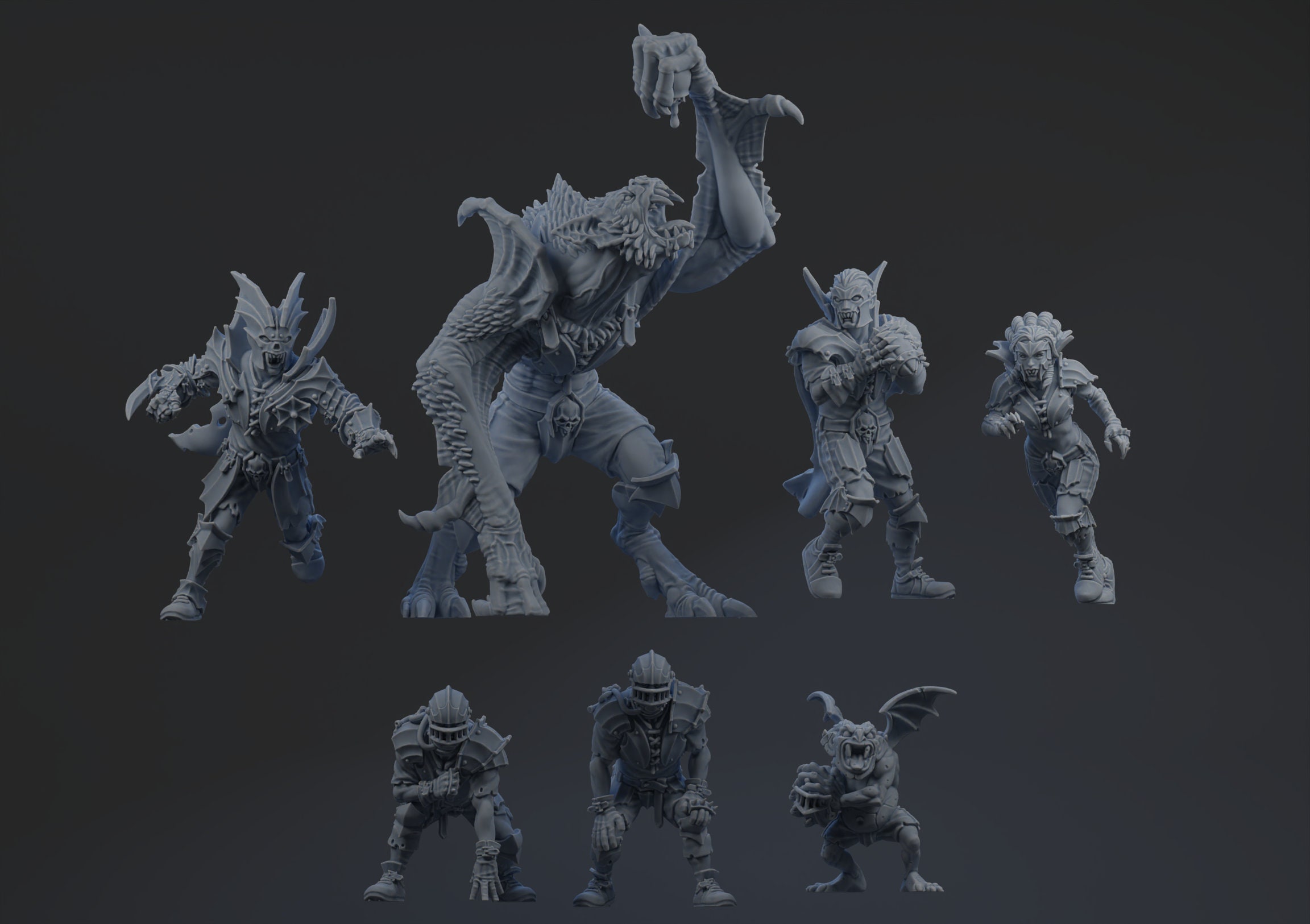 Vampire Team Full Team Stars 22 Miniatures Bases - Etsy