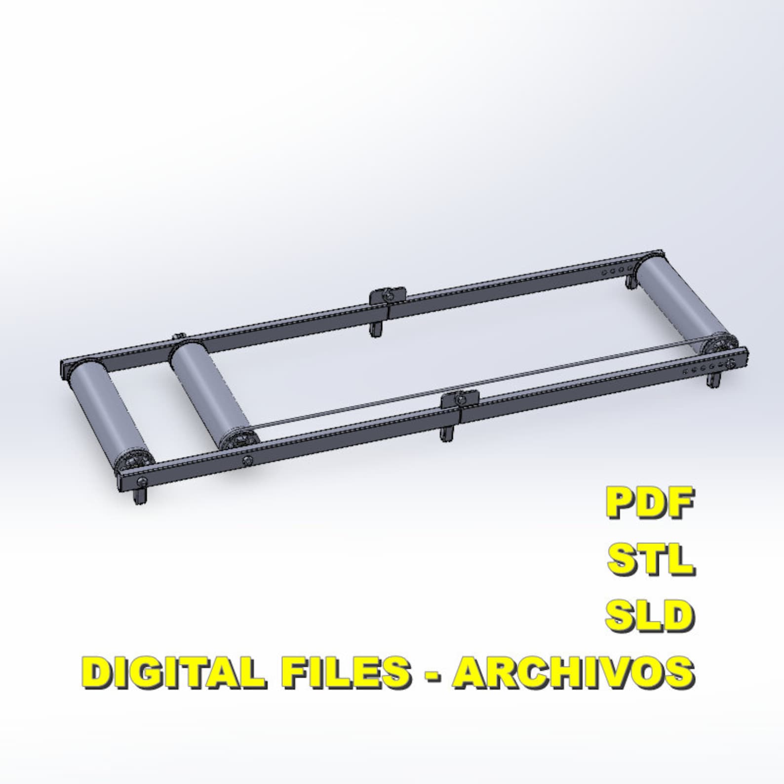 Diy. Bike Rollers. PDF, STL, SLD Files. Do It Yourself // Do It Yourself, Bicycle Roller ...