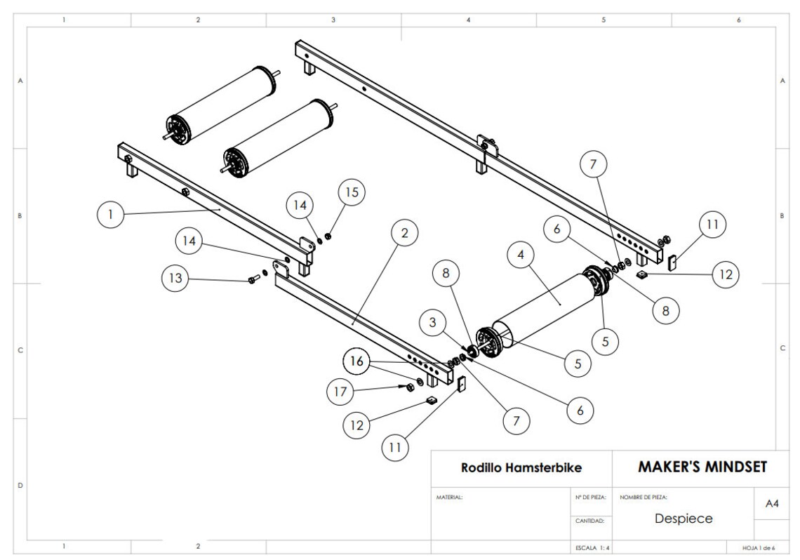 Diy. Bike Rollers. PDF, STL, SLD Files. Do It Yourself // Hacelo Tú ...