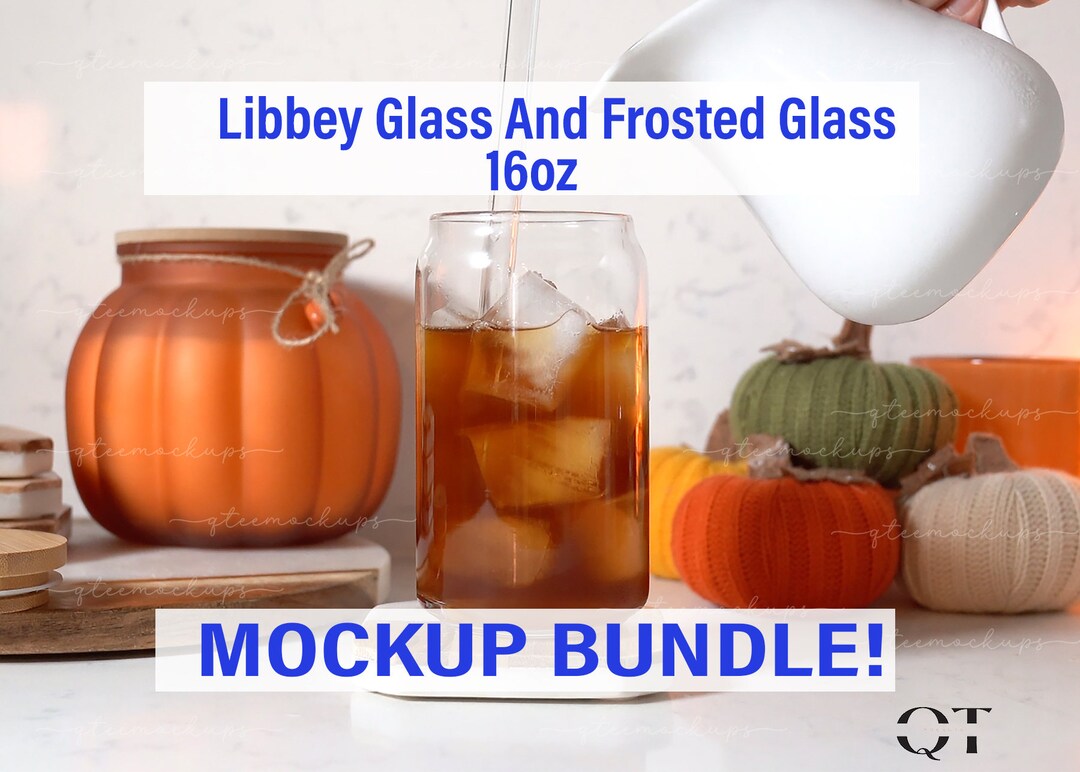 Libbey Glass Mockup Bundle, Fall Mockup, Halloween Cup Mockup, Group ...