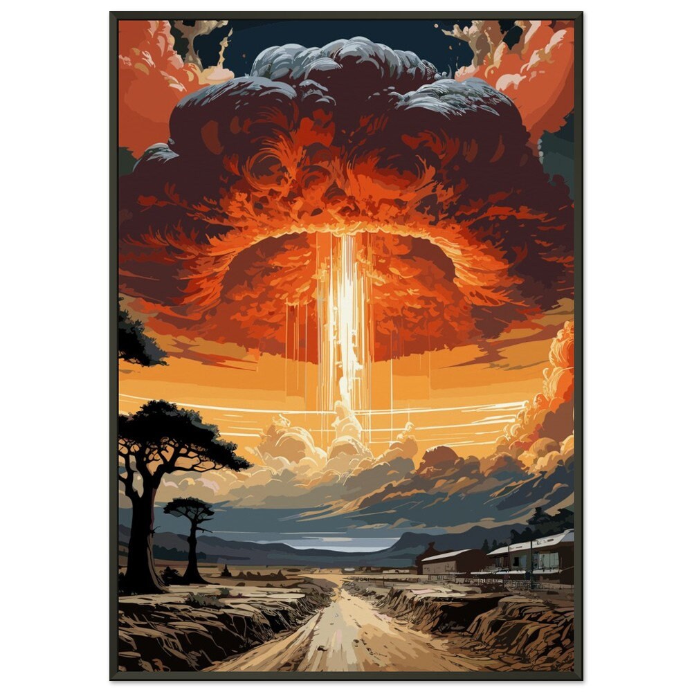 Oppenheimer-inspired Nuclear Sky Art: Firecore Design II - Etsy