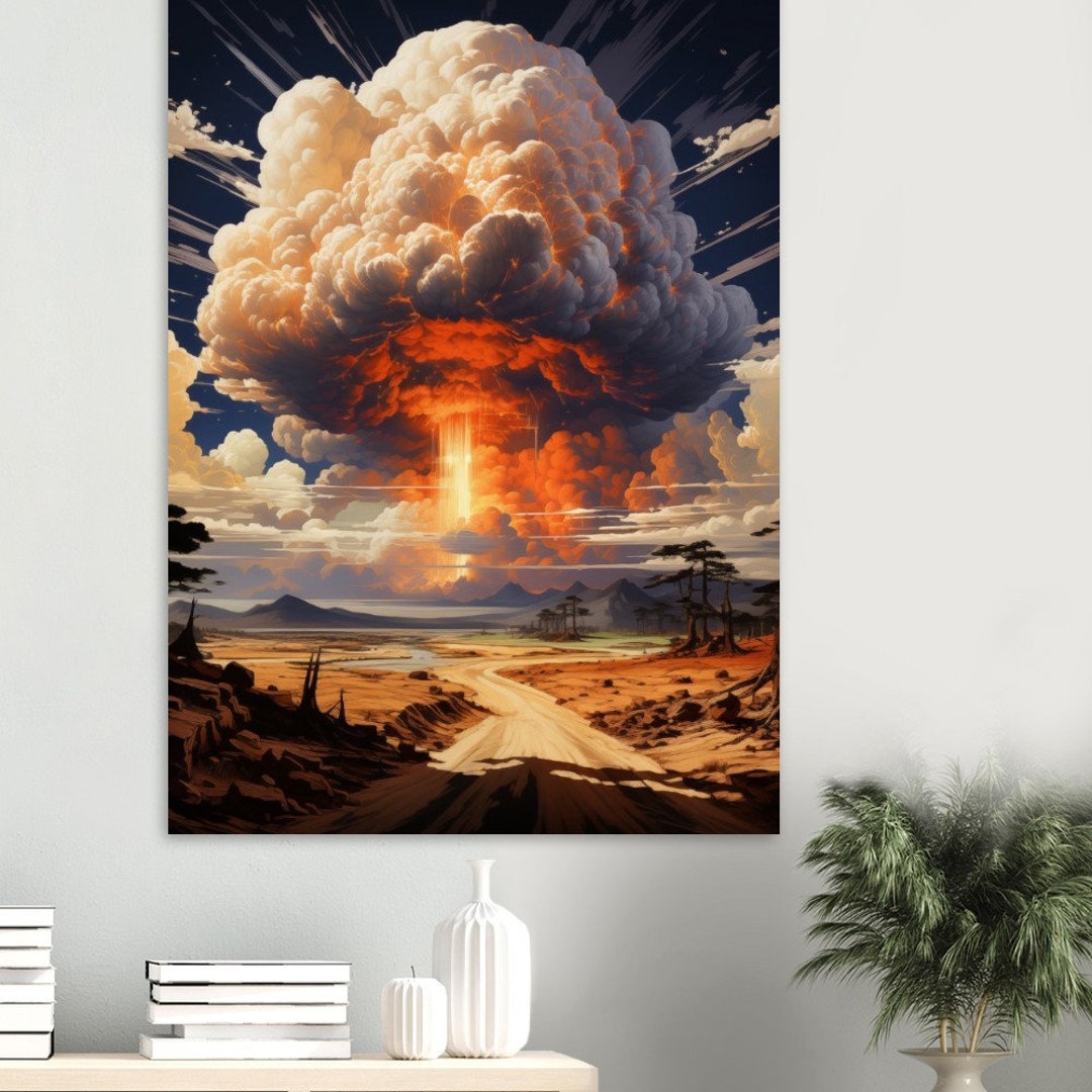 Oppenheimer-inspired Nuclear Sky Art: Firecore Design I (NEW) | Wall ...