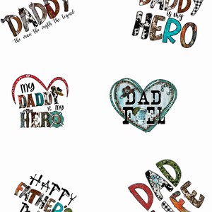 Father's Day Sticker Sheet: 6 Delightful Stickers to Celebrate Dad - Etsy