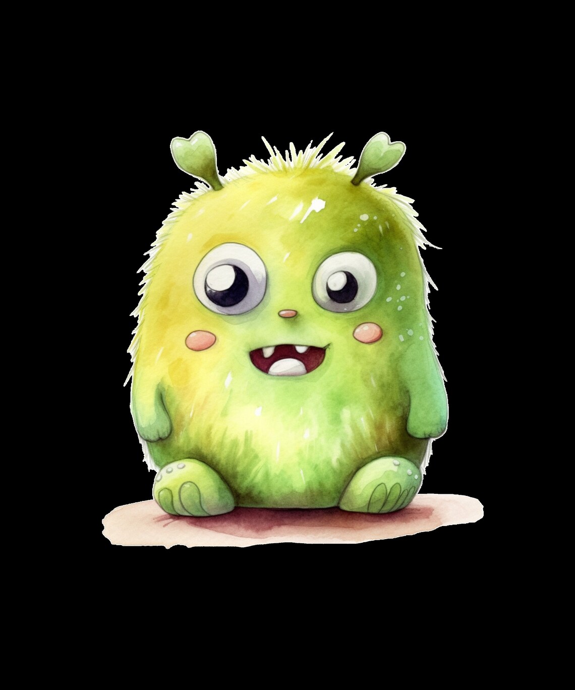 Charming Baby Monster Sticker Set, Set of 9 Adorable and Colourful ...