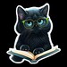 Kawaii Cute Bookworm Cats Sticker Sheet - Etsy