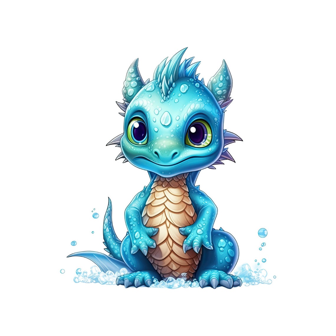 Cute Majestic Dragons: Magical Sticker Sheet With 9 Adorable Dragon ...