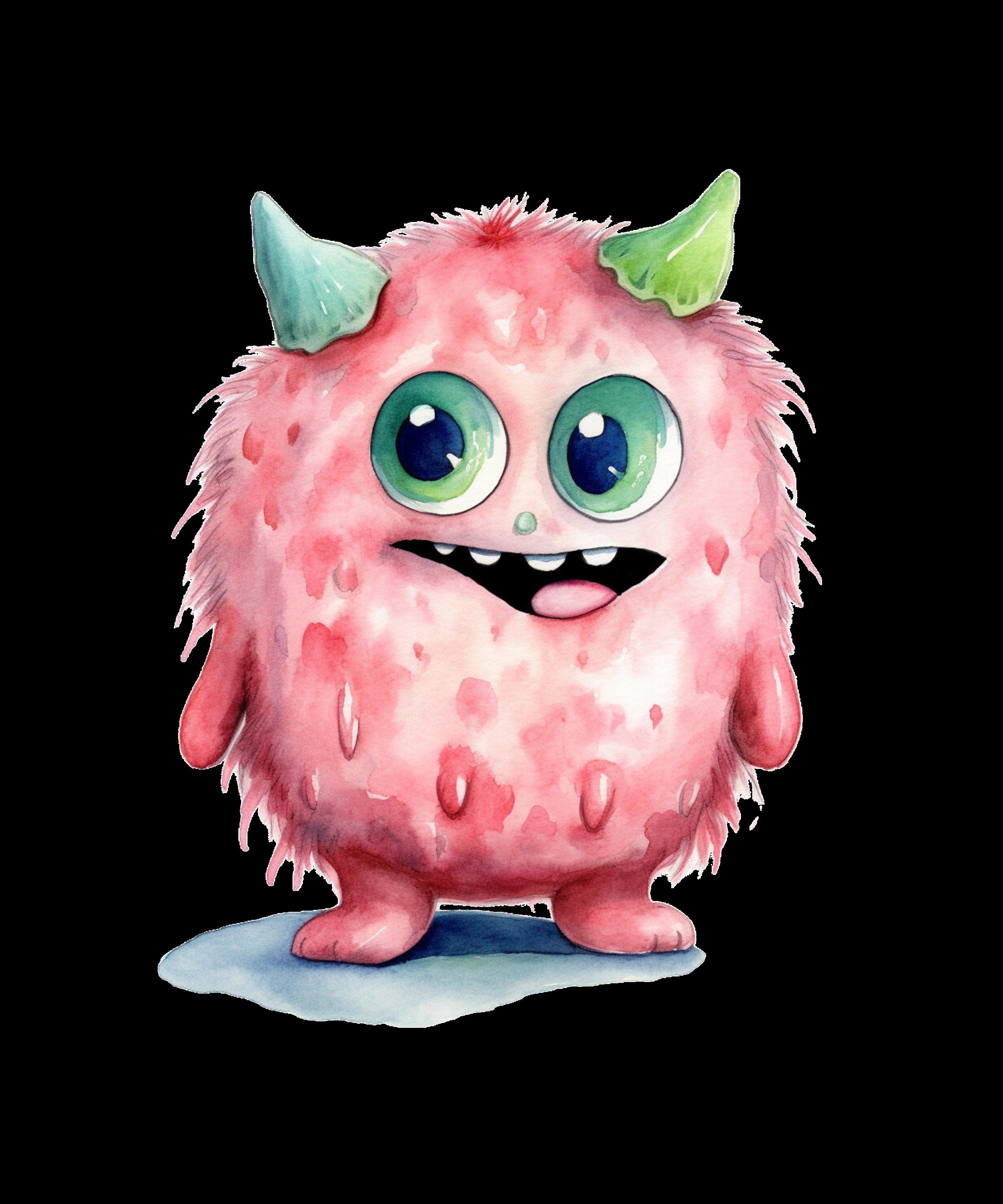 Charming Baby Monster Sticker Set Set of 9 Adorable and Colourful ...