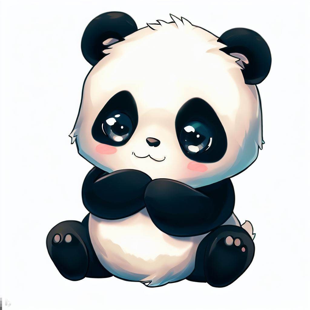 Kawaii Sticker Sheet Super Cute Panda Designs Handmade - Etsy