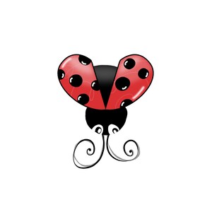 Cute Ladybird Ladybug Sticker Sheet - Set of 7 Adorable Stickers ...