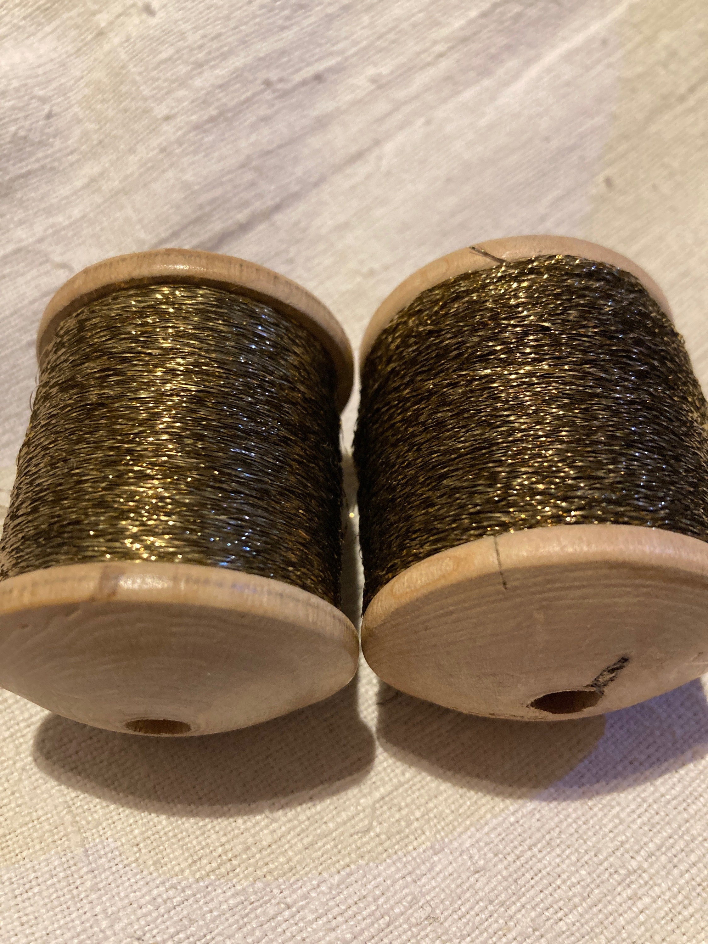 10 Meters of 1920s Antique Gold Metal Embroidery or Beading Thread. - Etsy