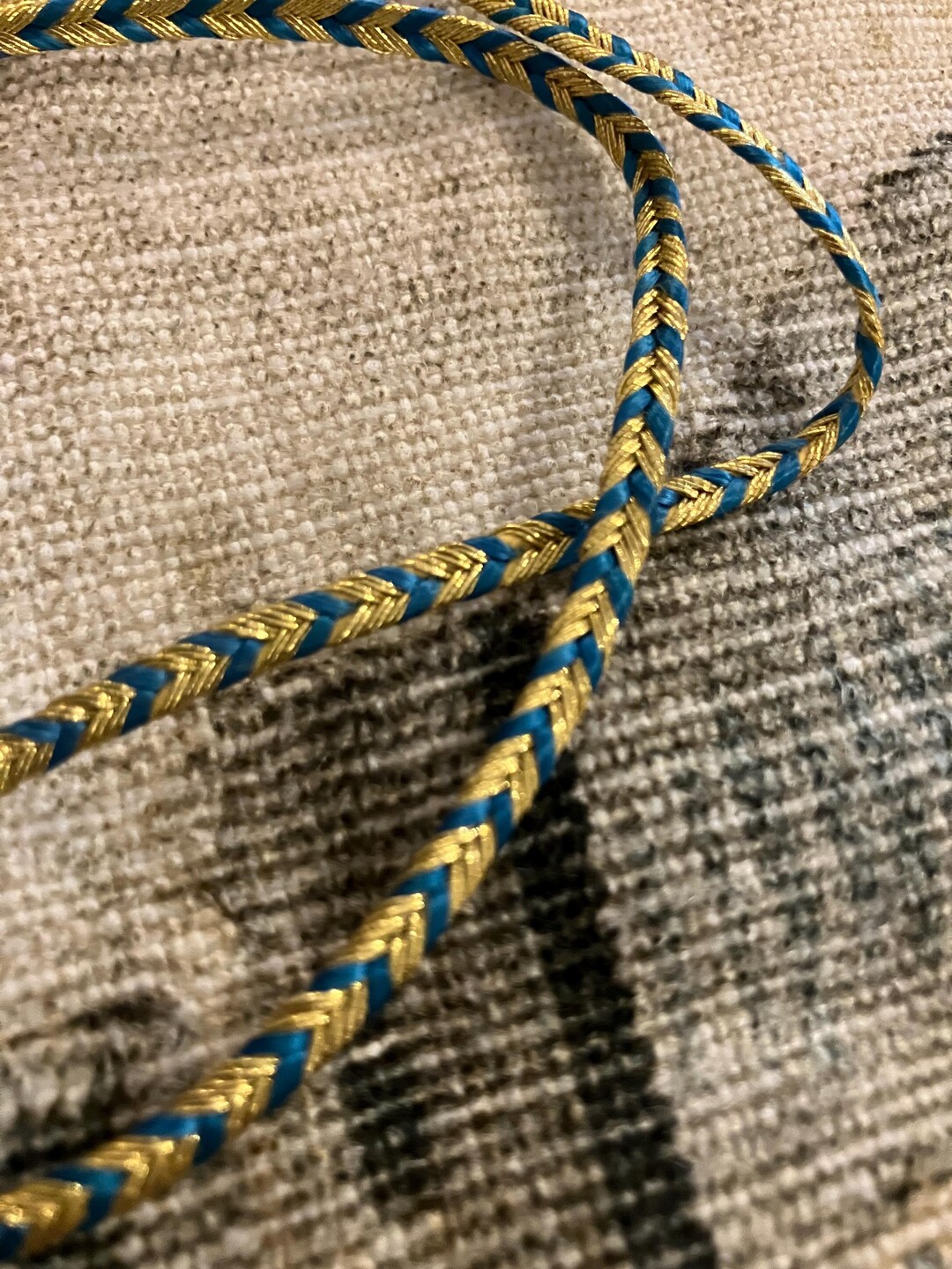 1 M of Antique Gold Russia Ribbon Trim Braid Deadstock. 3mm - Etsy
