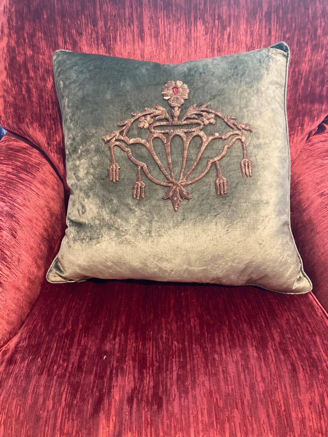 Antique Gold Metallic Appliqué - Etsy