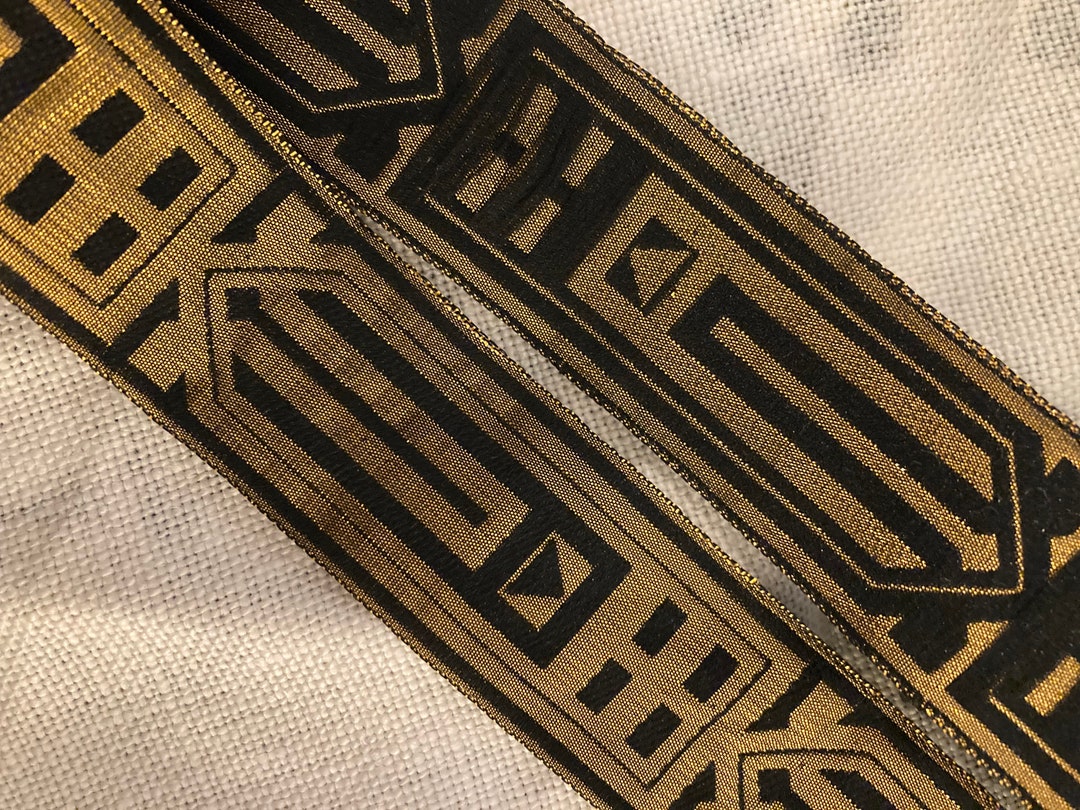 1 M of Vintage Gold Ribbon Trim Braid - Etsy